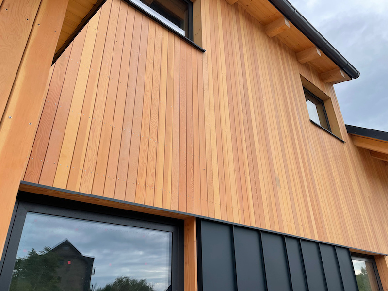 Canadian Douglas Fir, Clear 85/15, Rhombus profile 18x90 mm