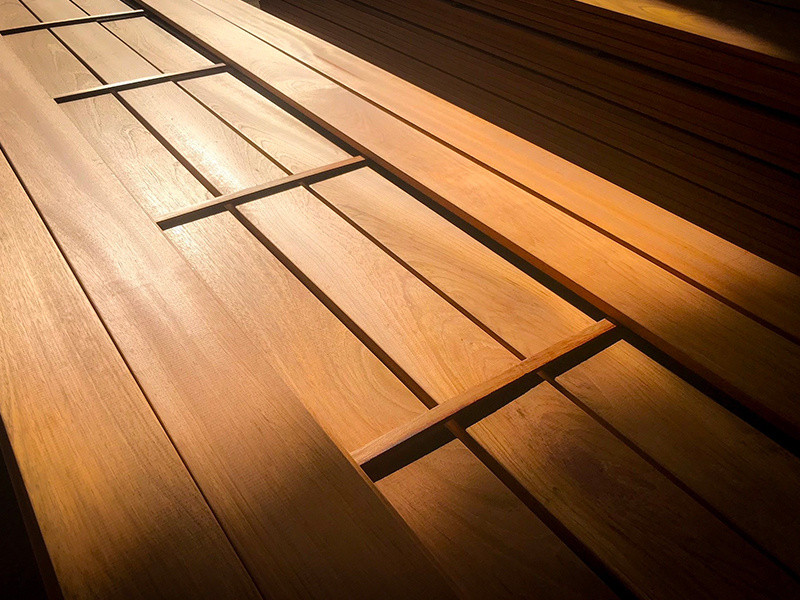 Jatoba wooden decking