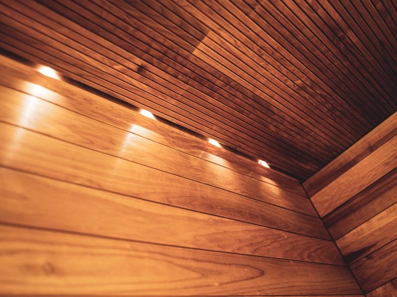 Thermo aspen Shadow molding 15x18 mm, sauna profiles