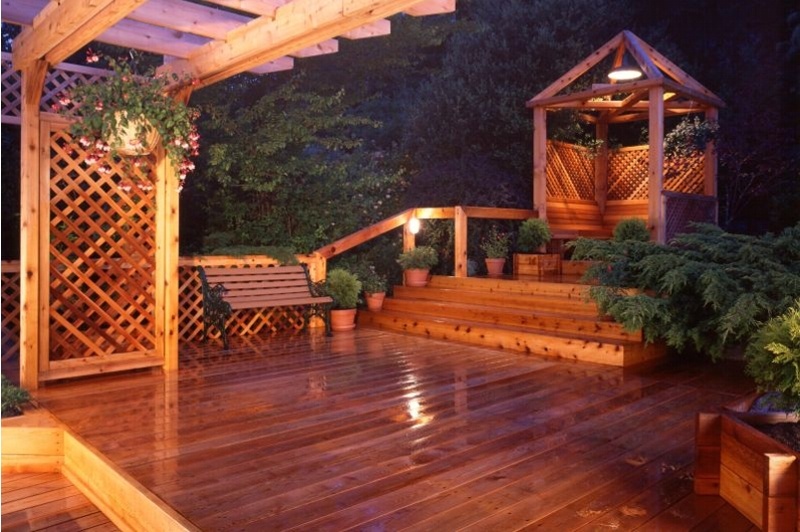 Western Red Cedar decking 38x65 mm