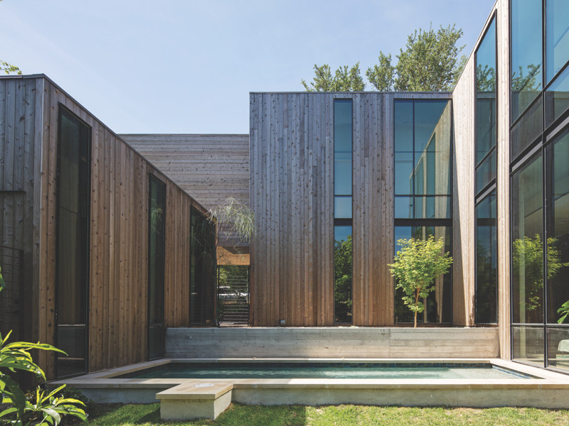 Western Red Cedar, knotty grade, Rhombus profile cladding 17x140 mm