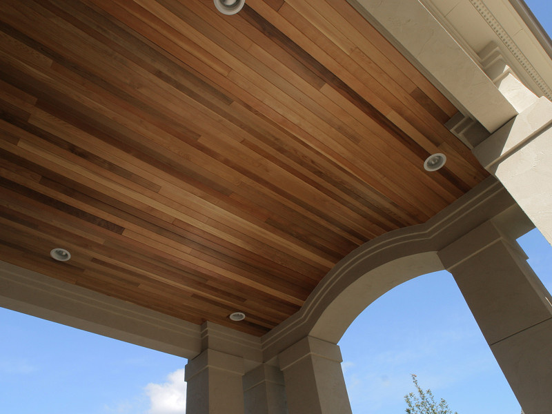 Western Red Cedar V-Joint cladding 17x135 mm, Clear grade